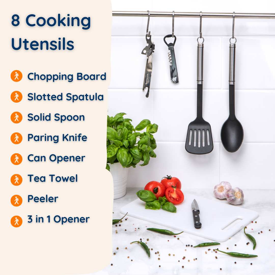 Budget Student Kitchen Pack | Uni Starter Kit & Essentials UK – Student ...