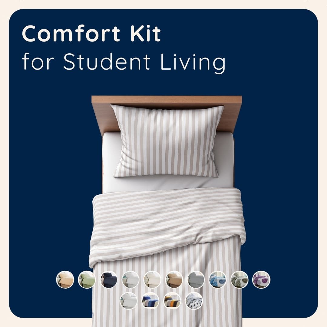 University Essentials All-in-One Pack: Comfort Kit for Student Living ...