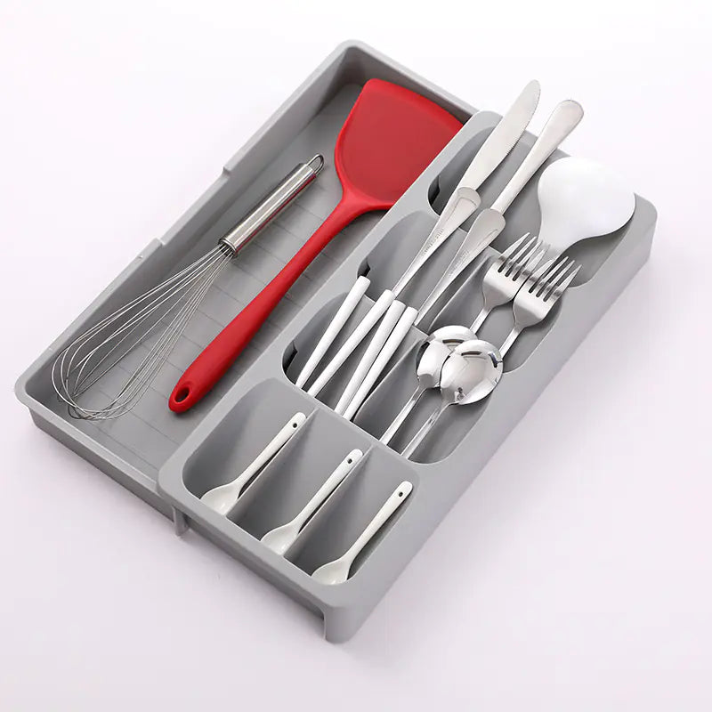 Retractable Knife and Fork Storage Box with Compartments – Student ...