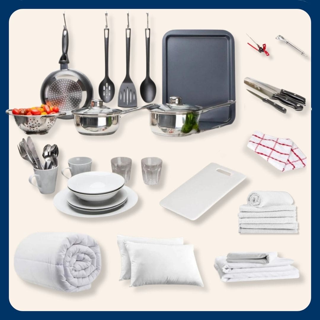 University Essentials All-in-One Pack: Essentials Kit for Student Livi ...